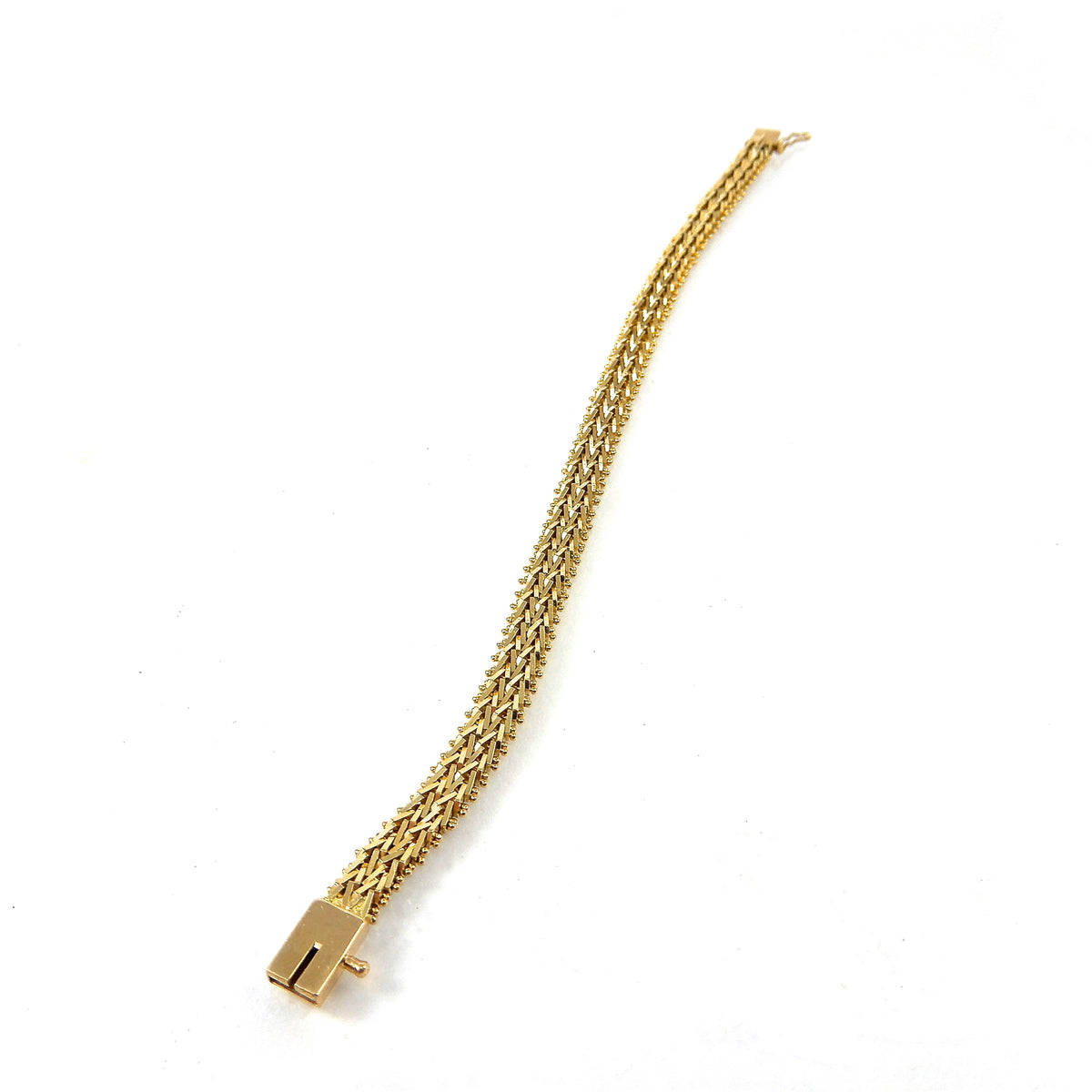 Estate Yellow Gold Fishtail Bracelet – T.K. Anderson Designs - Fine Jewelry