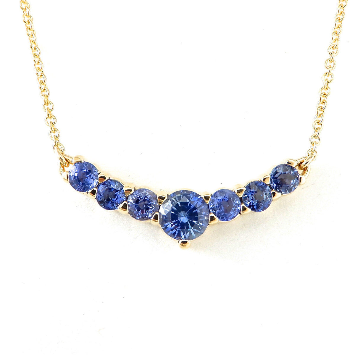 Tapered Sapphire Necklace – T.K. Anderson Designs - Fine Jewelry