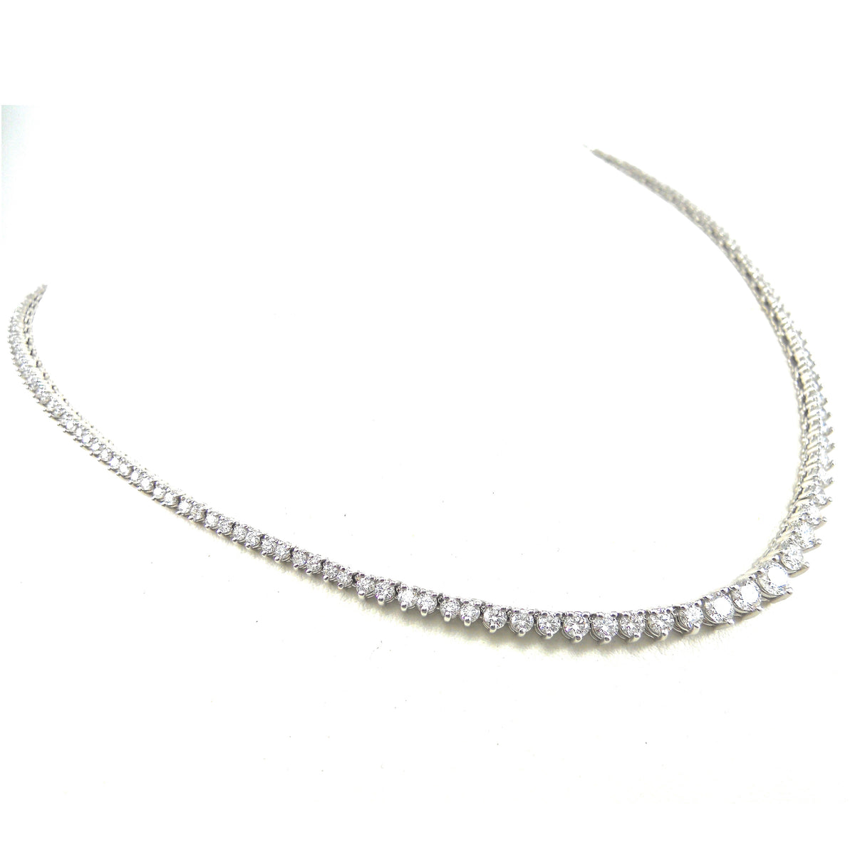 Three Prong Diamond Opera Necklace – T.K. Anderson Designs - Fine Jewelry